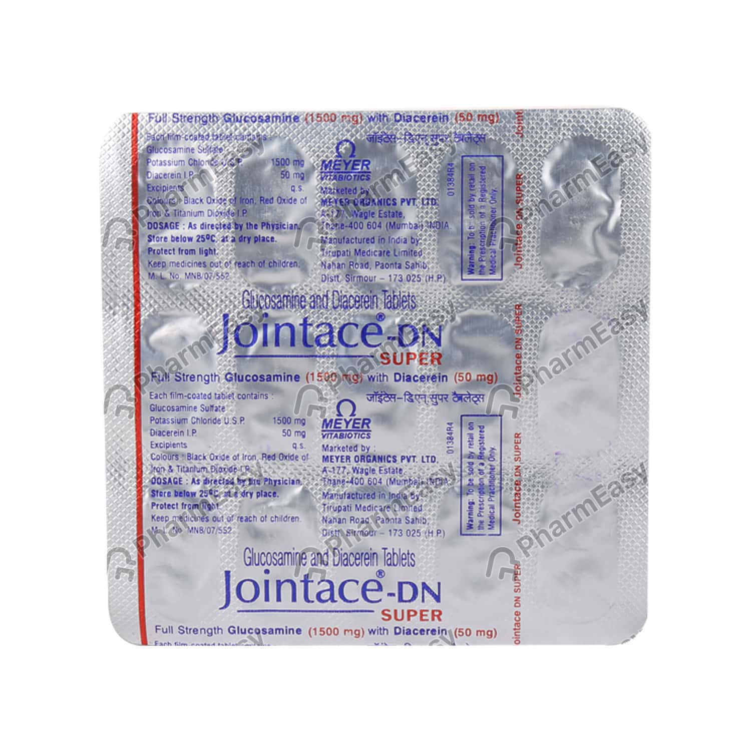 Buy Jointace Dn Super Tab 15'S Online at Flat 18% OFF* | PharmEasy