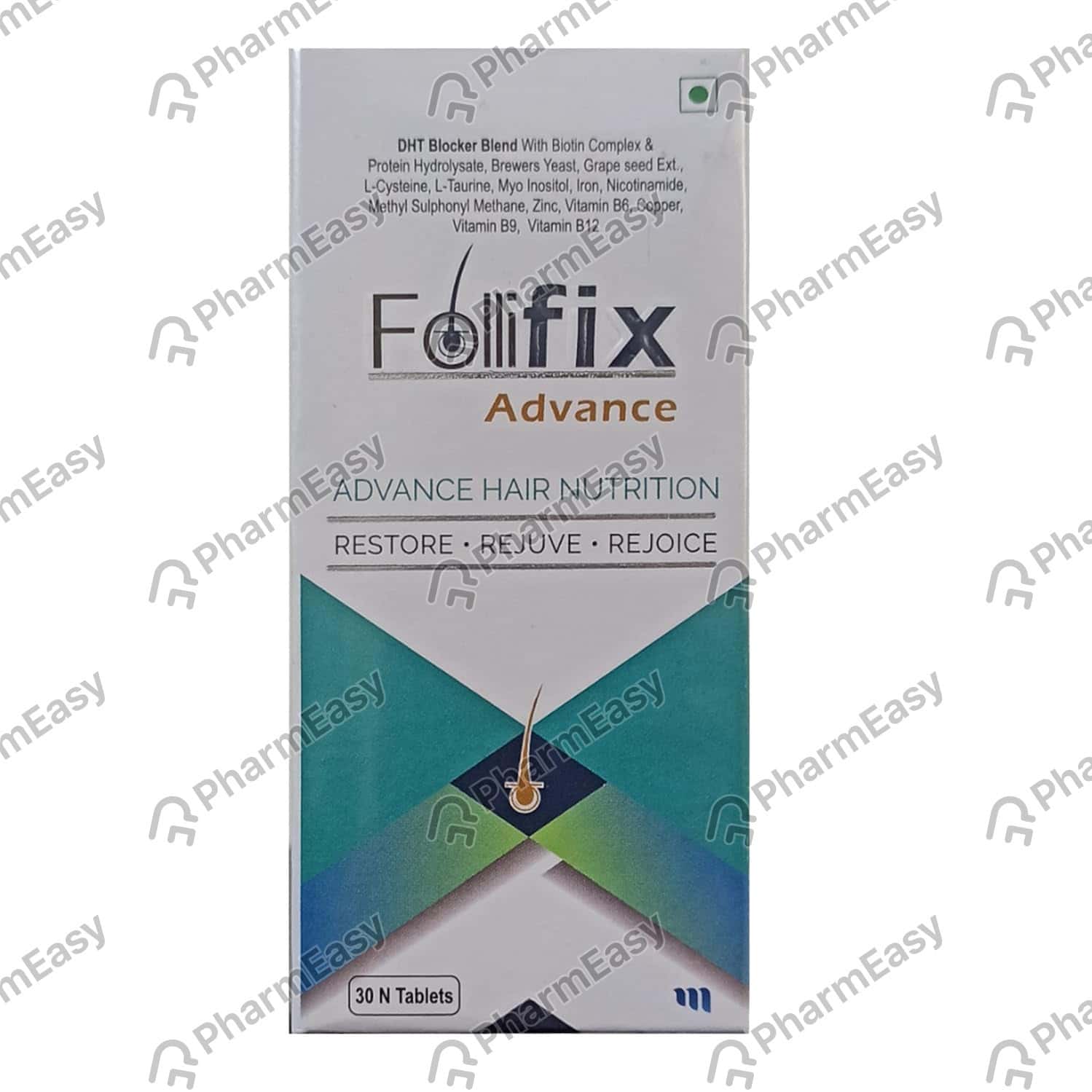 Buy Follifix Advance Bottle Of 30 Tablets Online & Save Up to 24% at ...