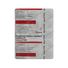Buy Valance 500 MG Tablet (15) Online at Flat 18% OFF* | PharmEasy