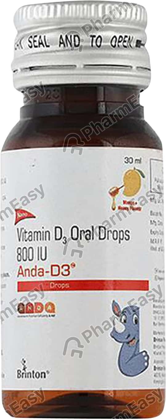 Anda 800 IU/ML Oral Drop (30): Uses, Side Effects, Price & Dosage ...
