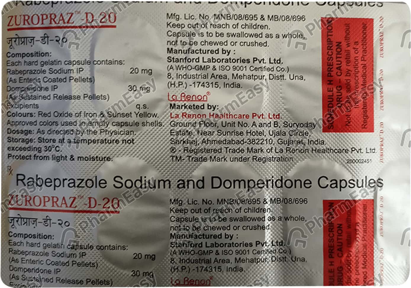 Rabeoz D Capsules: Uses, Side Effects, Price & Dosage | PharmEasy
