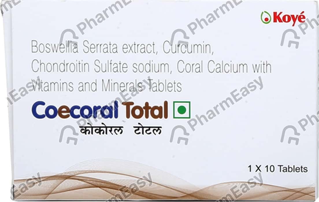 Buy Coecoral Total Strip Of 10 Tablets Online & Save Up to 24% at PharmEasy