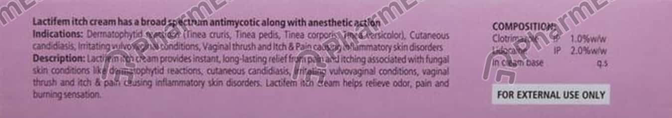 Buy Lactifem Itch Cream 20gm Online at Flat 15% OFF | PharmEasy