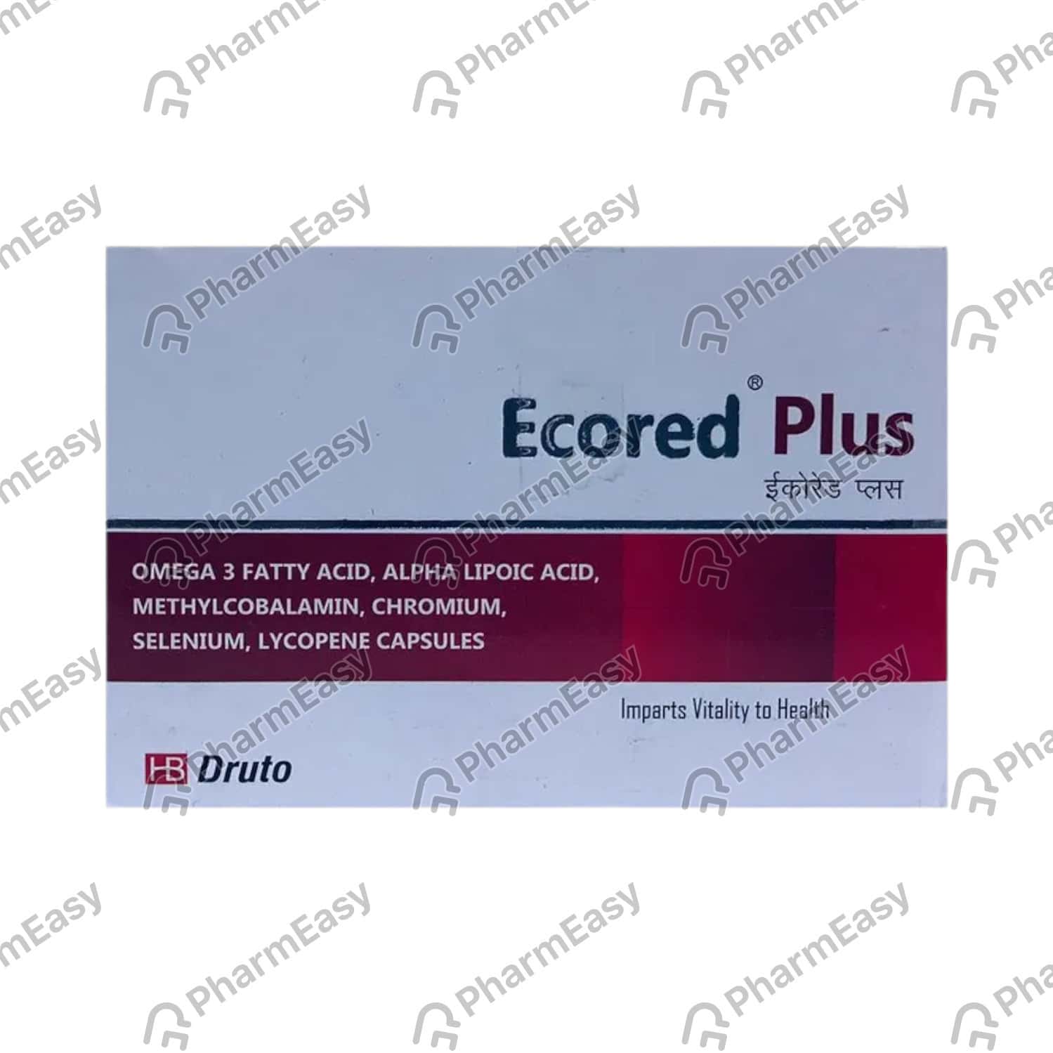Buy Ecored Plus Strip Of 10 Capsules Online & Save Up to 24% at PharmEasy