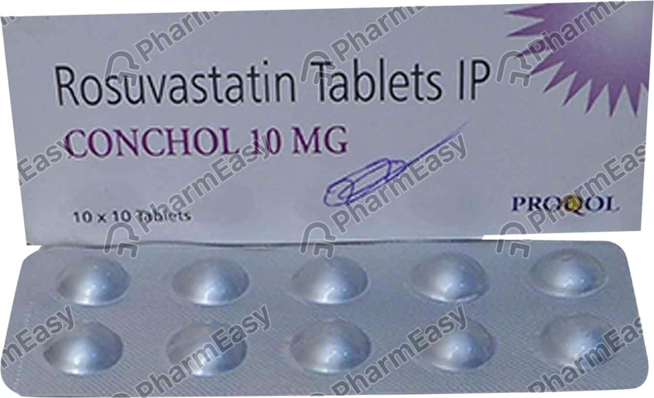 Conchol C 10mg Strip Of 10 Capsules: Uses, Side Effects, Price & Dosage ...