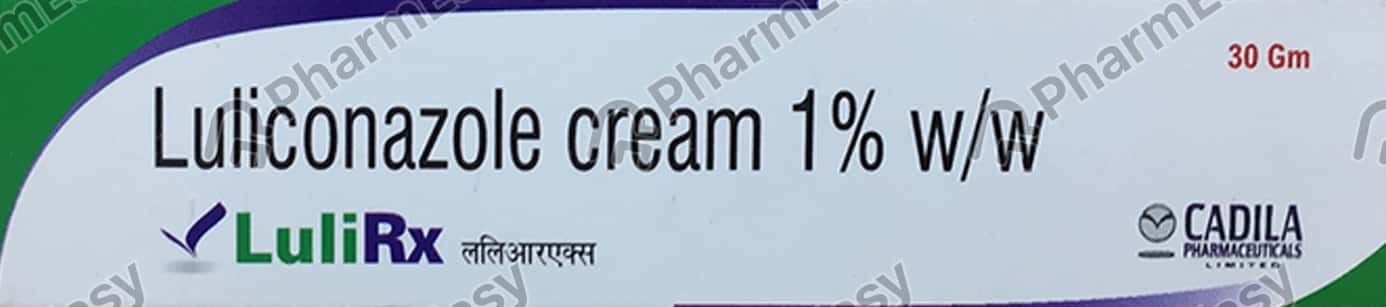 Lulirx 1 %W/W Cream (30): Uses, Side Effects, Price & Dosage | PharmEasy