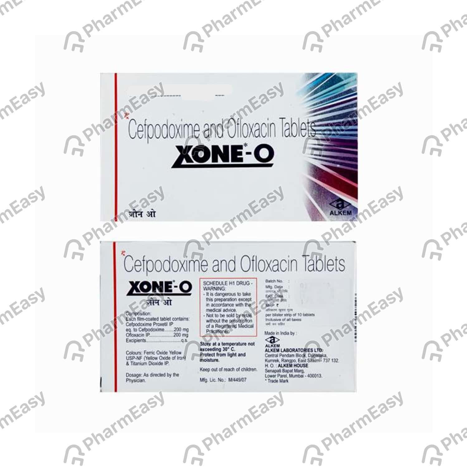 Xone O Strip Of 10 Tablets: Uses, Side Effects, Price & Dosage | PharmEasy
