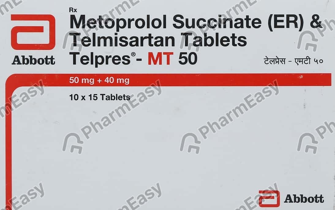Telpres Mt 50mg Tablets 15'S: Uses, Side Effects, Price & Dosage ...
