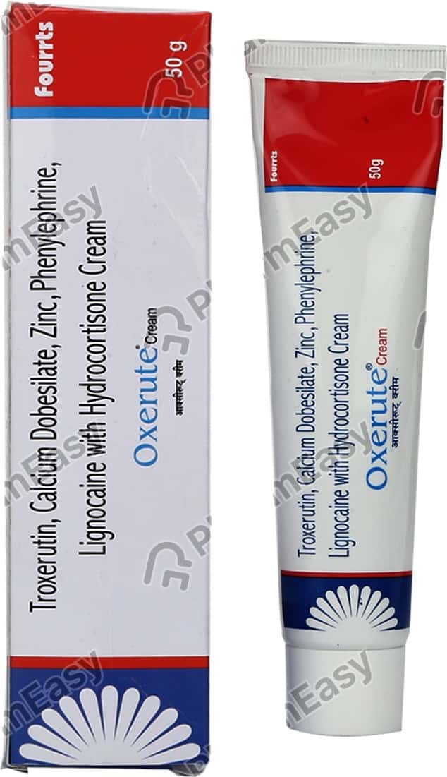 Oxerute Tube Of 50gm Cream: Uses, Side Effects, Price & Dosage | PharmEasy