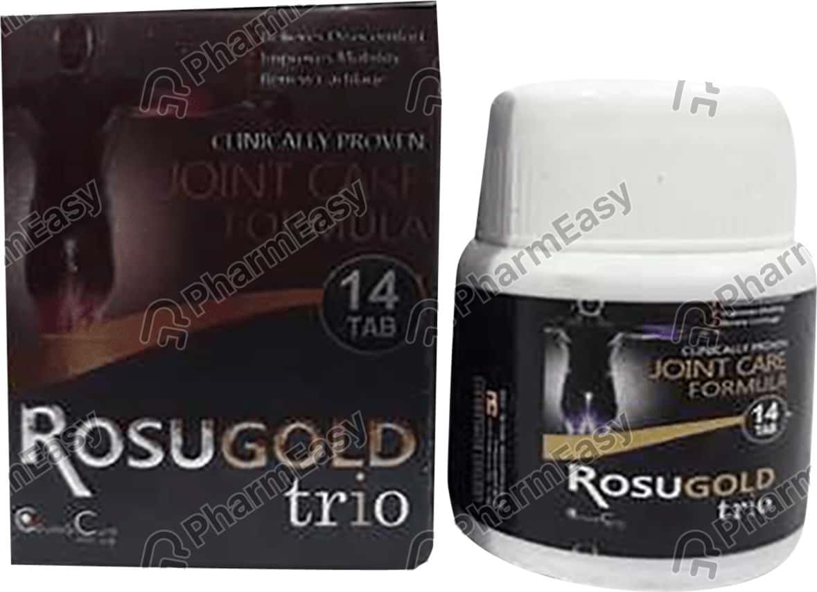 Buy Rosugold Trio Bottle Of 14 Tablets Online at Flat 15% OFF | PharmEasy