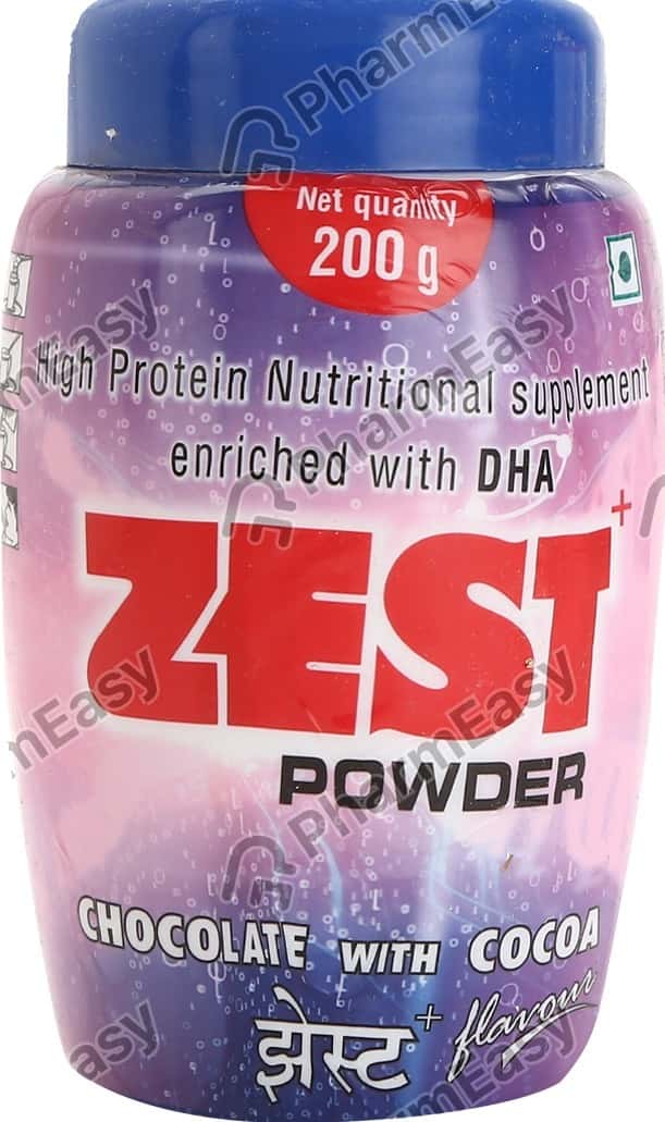 Buy Zest Plus Chocolate Cocoa Flavour Jar Of 200gm Powder Online at ...