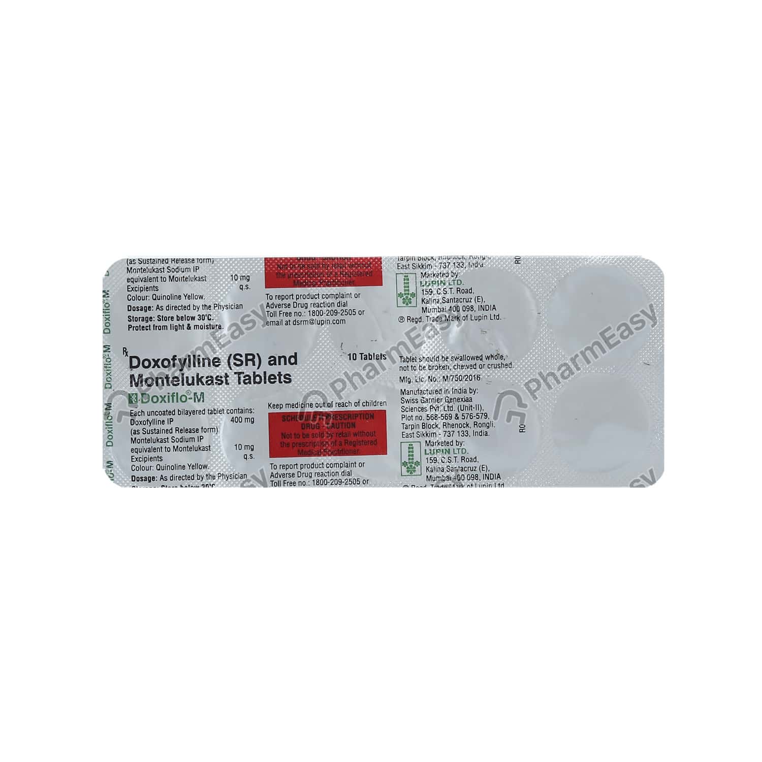 Buy Doxiflo M Tab 10'S Online at Flat 18% OFF* | PharmEasy