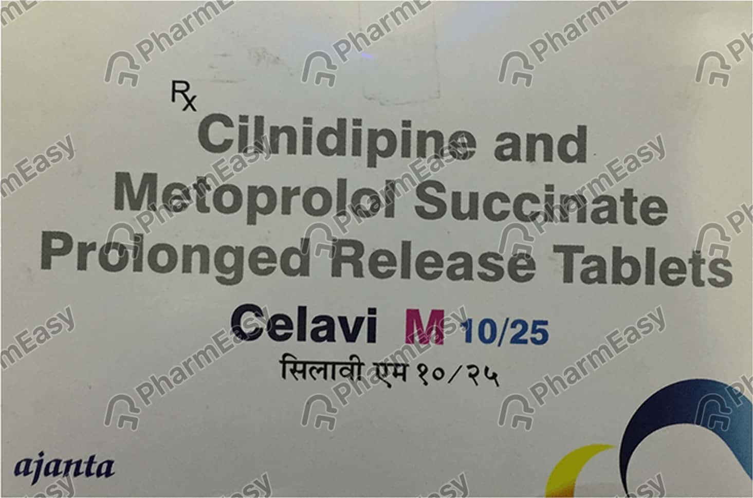 Celavi M 10/25mg Tablets 15'S: Uses, Side Effects, Price & Dosage ...