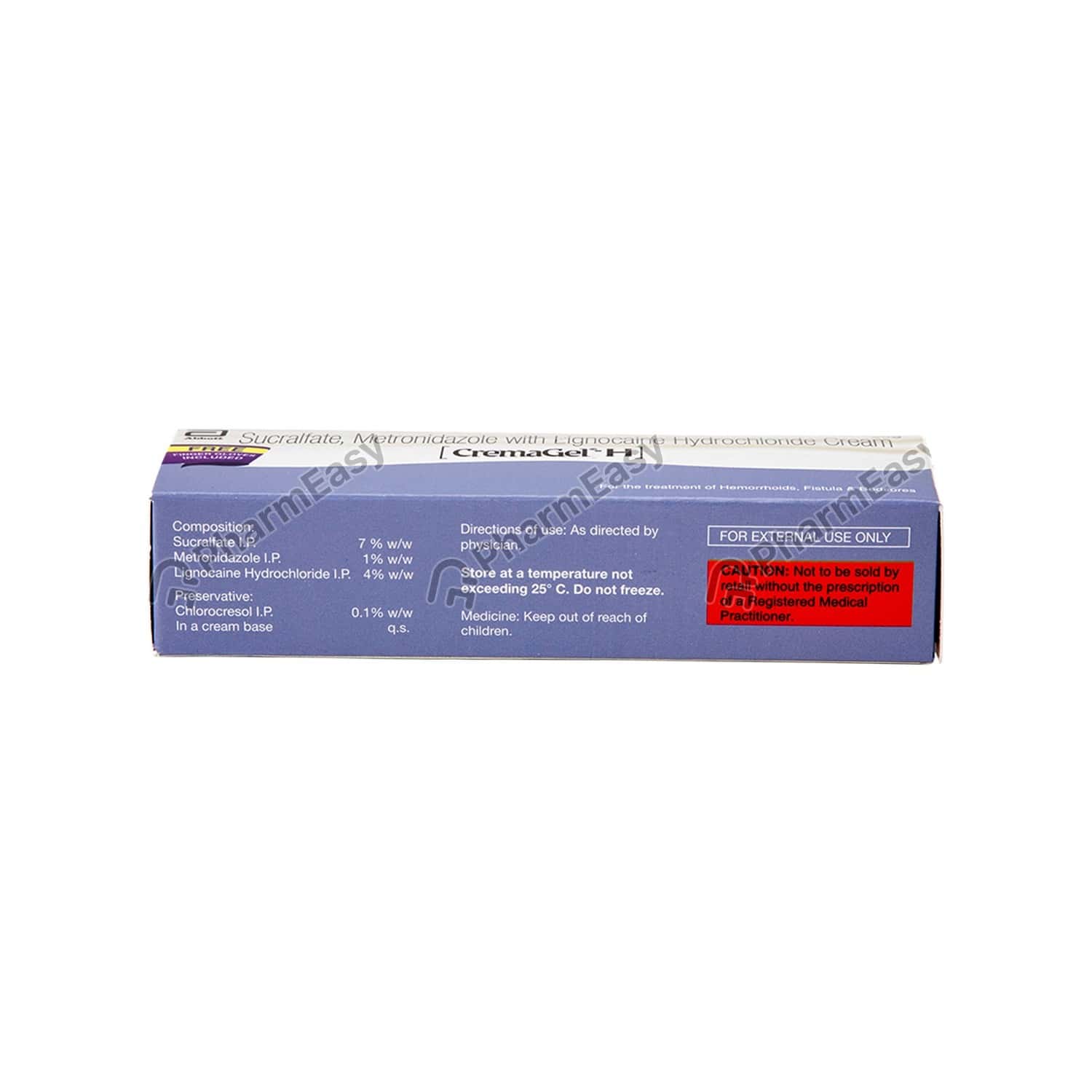 Cremagel H Tube Of 20gm Cream - Uses, Side Effects, Dosage, Composition ...