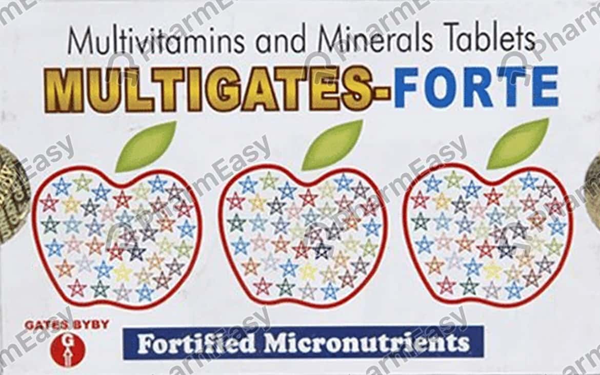 Buy Multigates Forte Strip Of 10 Tablets Online at Flat 15% OFF | PharmEasy