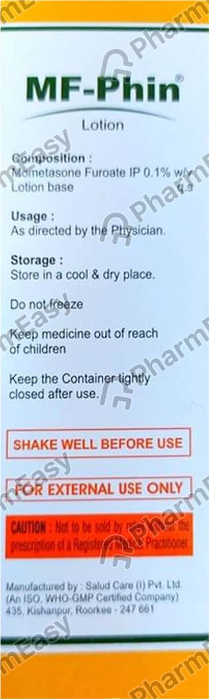 Mf Phin 1 % Cream (30): Uses, Side Effects, Price & Dosage | PharmEasy