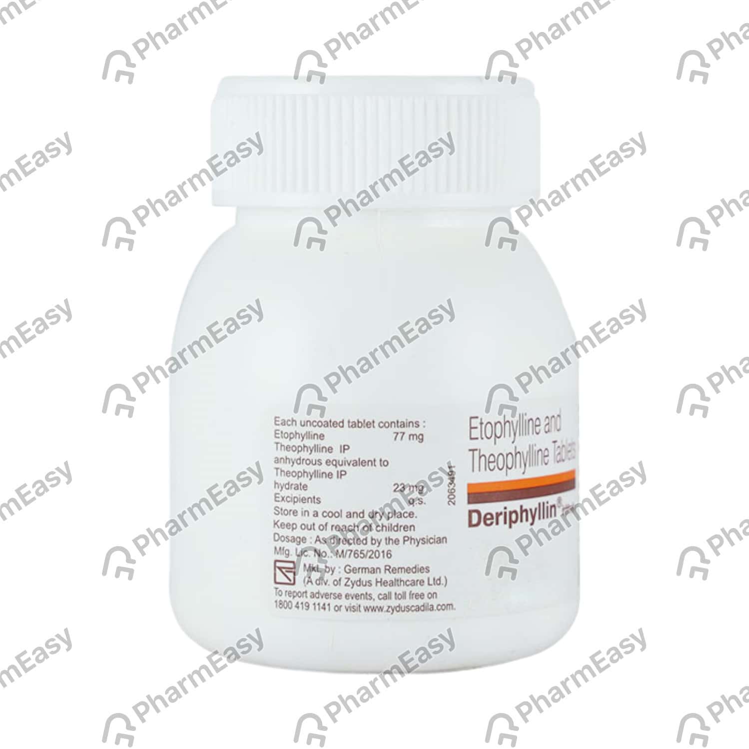 Buy Deriphyllin Bottle Of 350 Tablets Online at Flat 15% OFF | PharmEasy