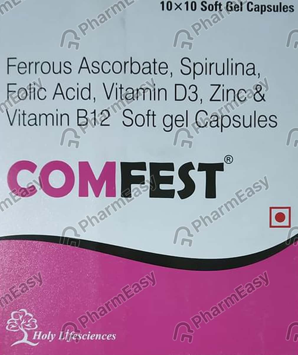 Buy Comfest Strip Of 10 Capsules Online at Flat 15% OFF | PharmEasy