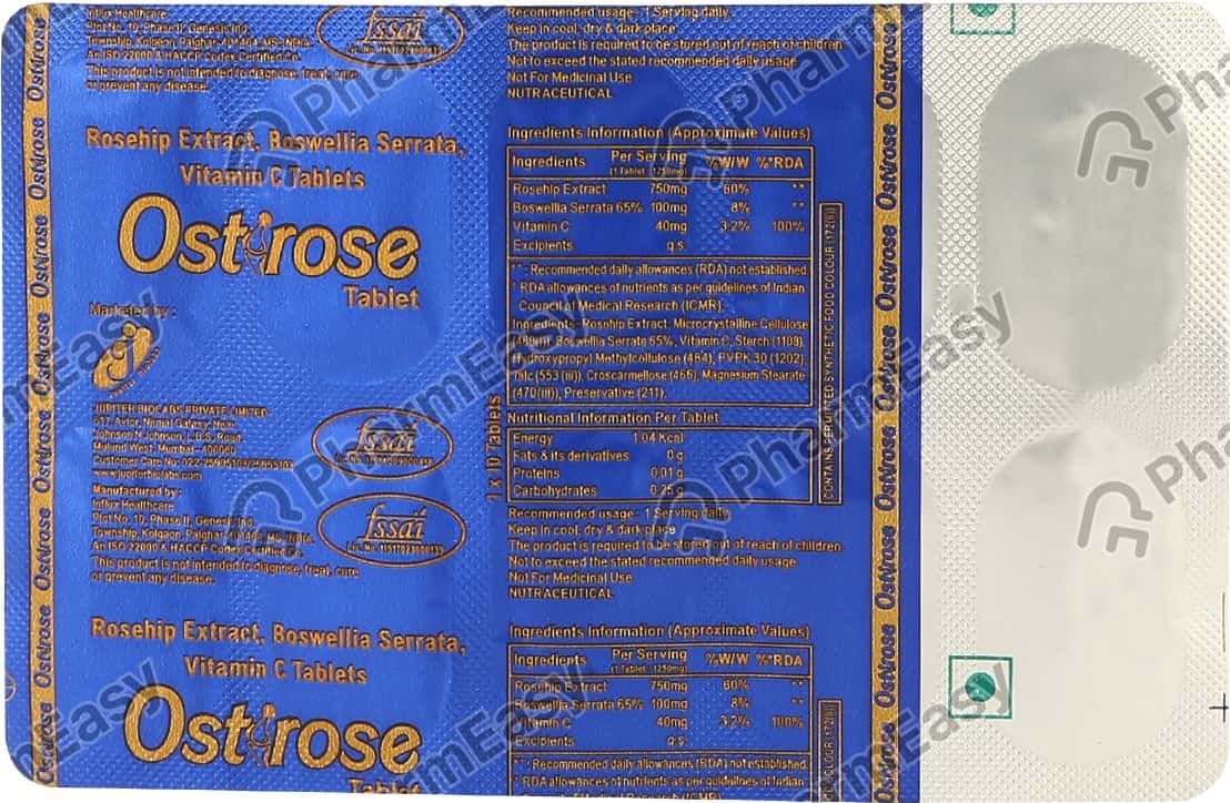 Buy Ostirose Tablets 10'S Online at Flat 15% OFF | PharmEasy