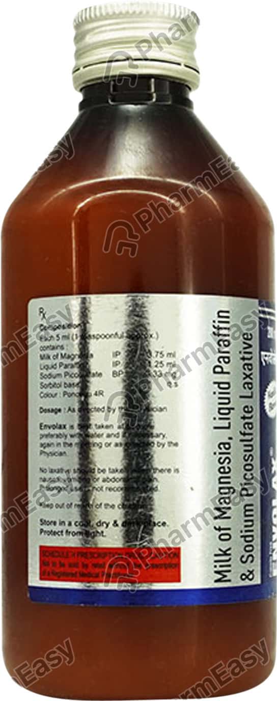 Envolax Vanilla Flavour Bottle Of 200ml Liquid: Uses, Side Effects ...