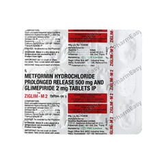 Ziglim M 2mg Tab 15'S - Uses, Side Effects, Dosage, Composition & Price ...