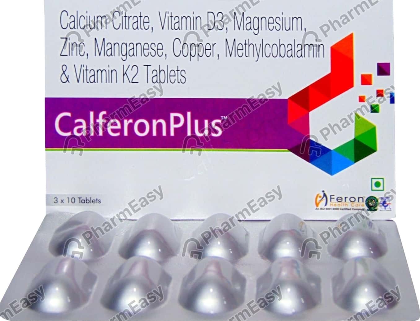 Buy Calferon Plus Strip Of 10 Tablets Online at Flat 15% OFF | PharmEasy