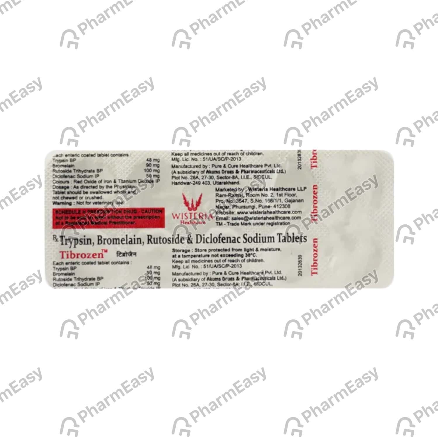 Tibrozen Strip Of 10 Tablets: Uses, Side Effects, Price & Dosage ...