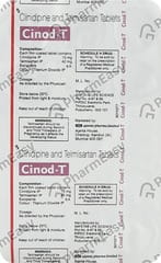 Cinod T 10/40mg Strip Of 15 Tablets: Uses, Side Effects, Price & Dosage ...