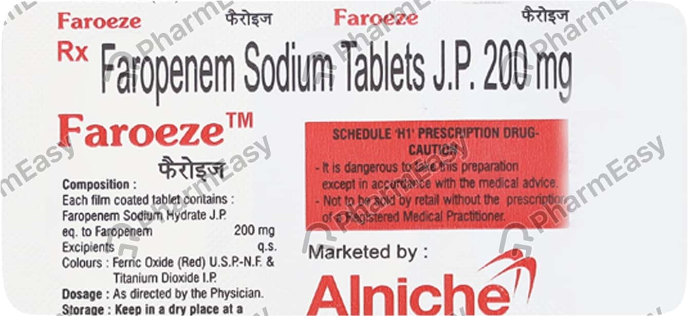 Faronem 200 MG Tablet (6): Uses, Side Effects, Price & Dosage | PharmEasy