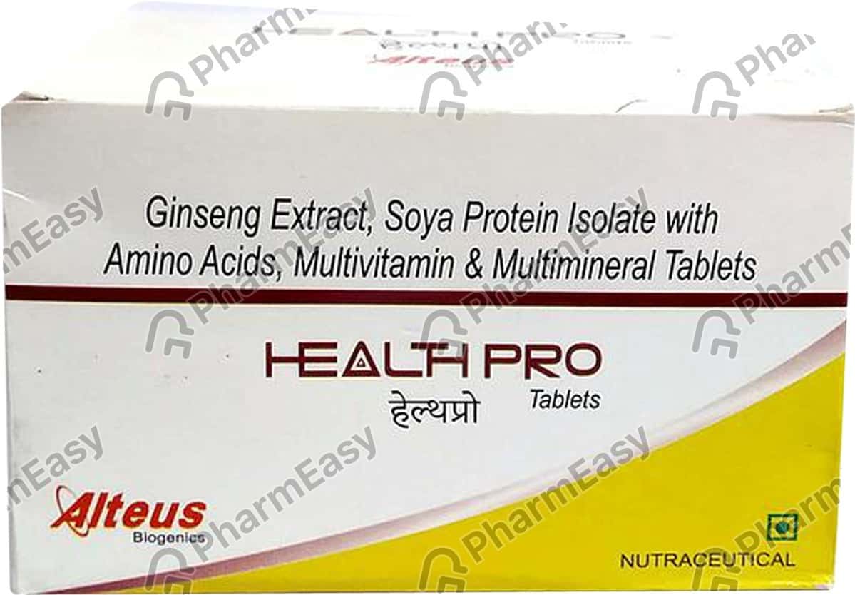 Buy Healthpro Strip Of 10 Tablets Online at Flat 15% OFF | PharmEasy
