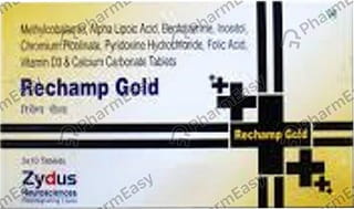 Rechamp Gold Plus Strip Of 10 Tablets: Uses, Side Effects, Price ...