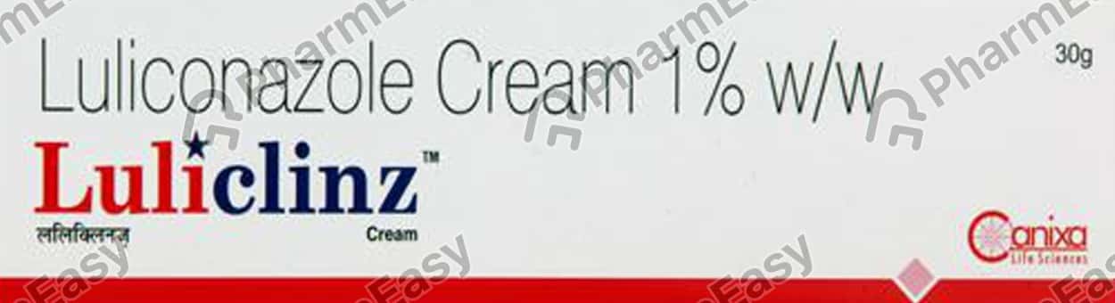 Luliclinz 1 %W/W Cream (30): Uses, Side Effects, Price & Dosage | PharmEasy