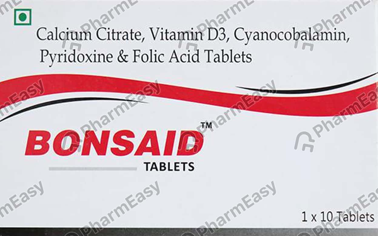 Buy Bonsaid Strip Of 10 Tablets Online at Flat 15% OFF | PharmEasy