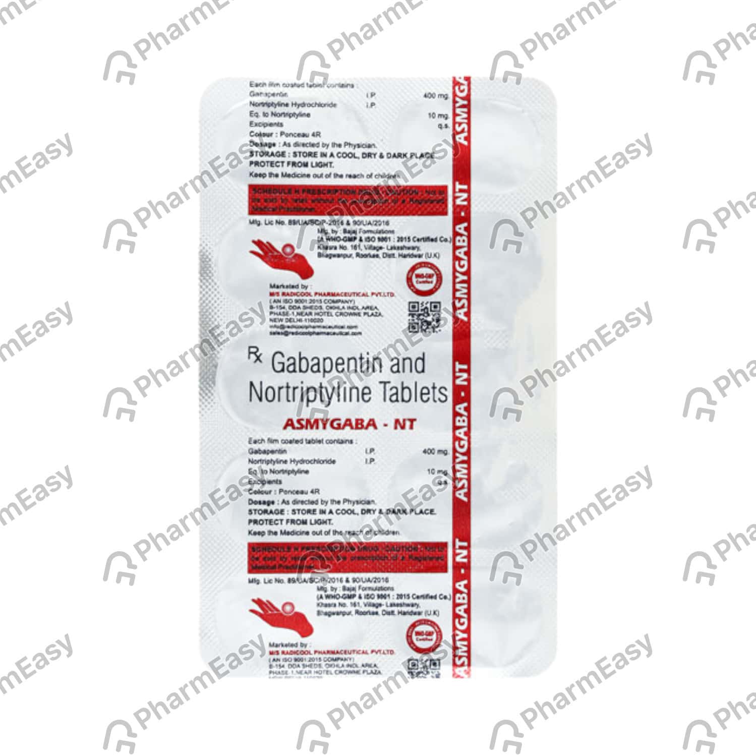 Asmygaba Nt 400/10mg Strip Of 10 Tablets: Uses, Side Effects, Price ...