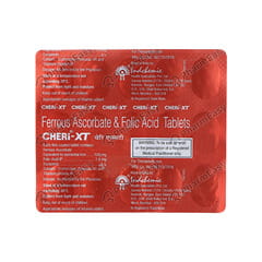 Cheri Xt Tab 15'S - Uses, Side Effects, Dosage, Composition & Price ...
