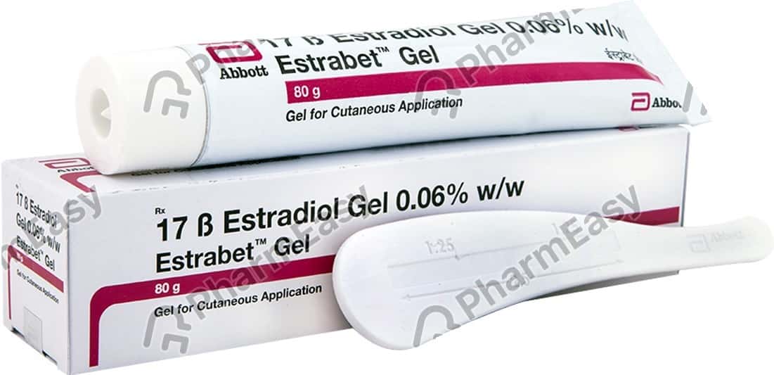 Buy Estrabet 0.06 %W/W Gel (80) Online at Flat 15% OFF | PharmEasy