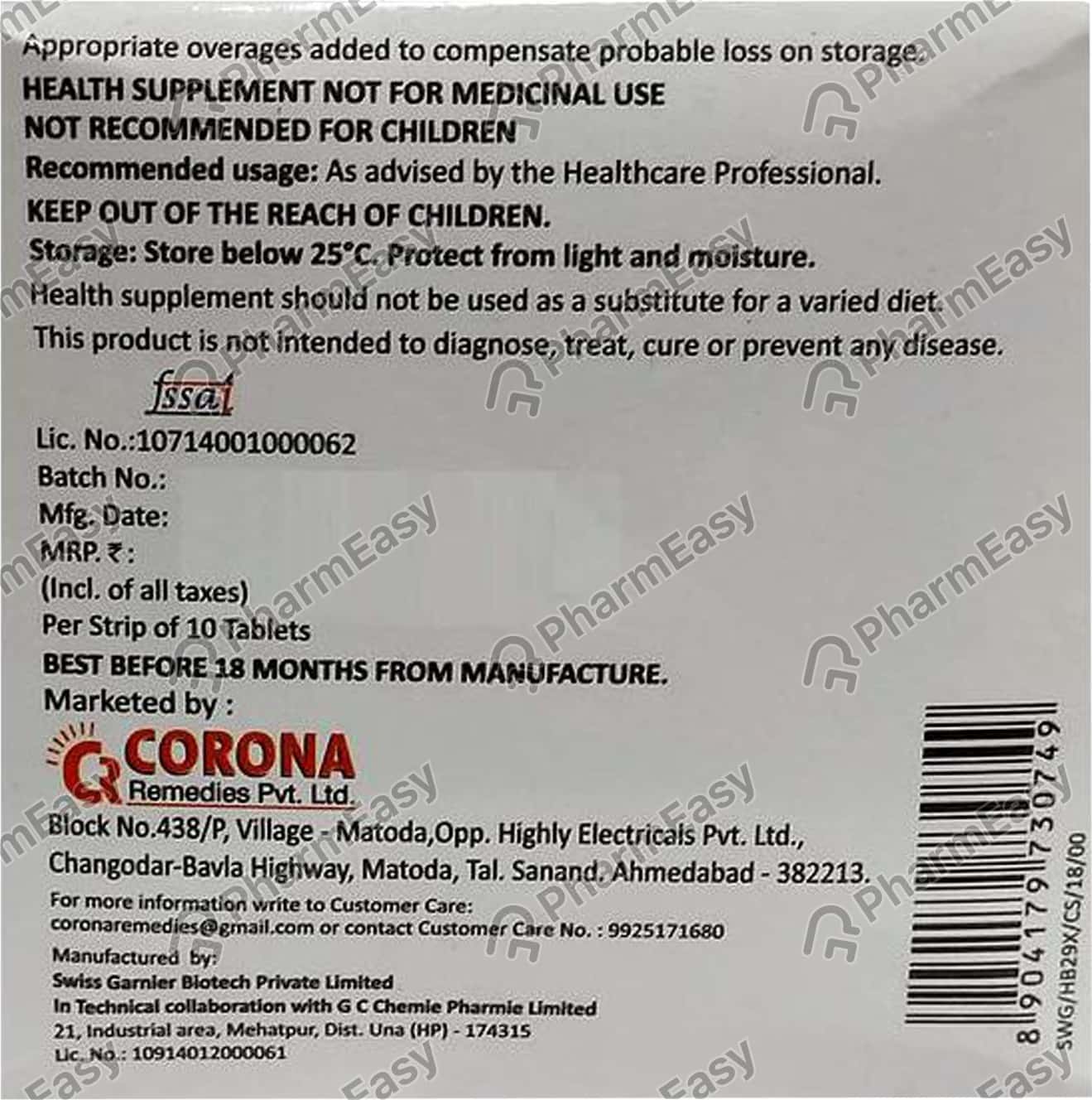 Hb 29 X Strip Of 10 Tablets: Uses, Side Effects, Price & Dosage | PharmEasy