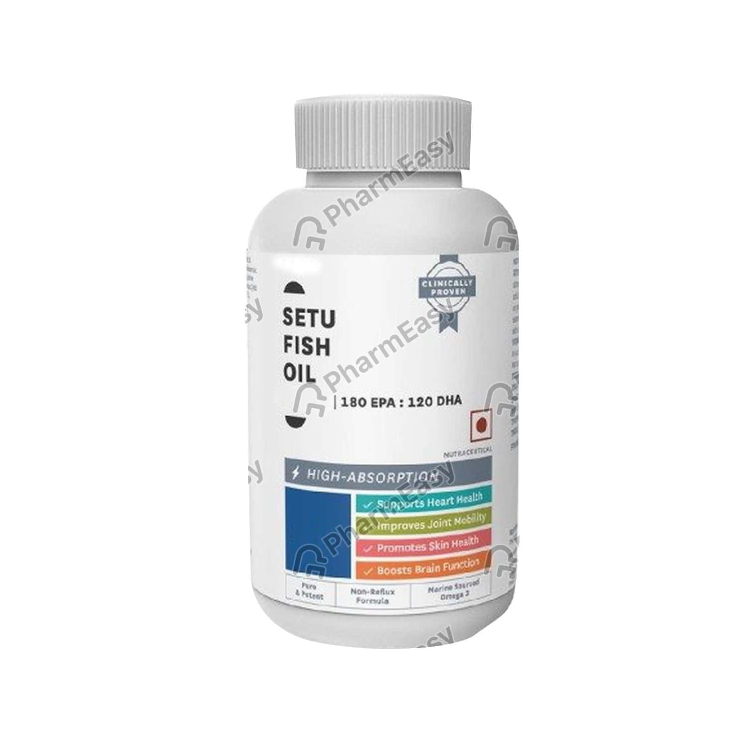 Buy Setu Fish Oil Capsule (60) Online at Flat 18% OFF* | PharmEasy