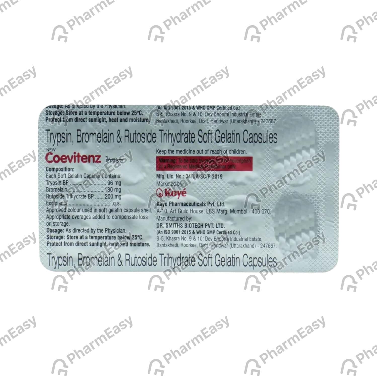 Buy New Coevitenz Strip Of 10 Capsules Online at Flat 15% OFF | PharmEasy