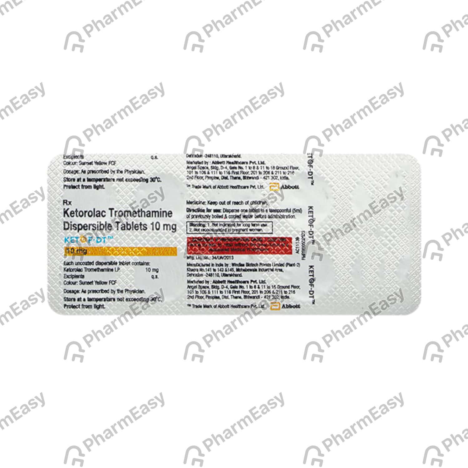 Ketof 10 MG Tablet (10): Uses, Side Effects, Price & Dosage | PharmEasy