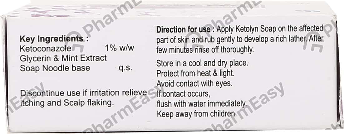 Ketolyn 1 %W/W Soap (75): Uses, Side Effects, Price & Dosage | PharmEasy