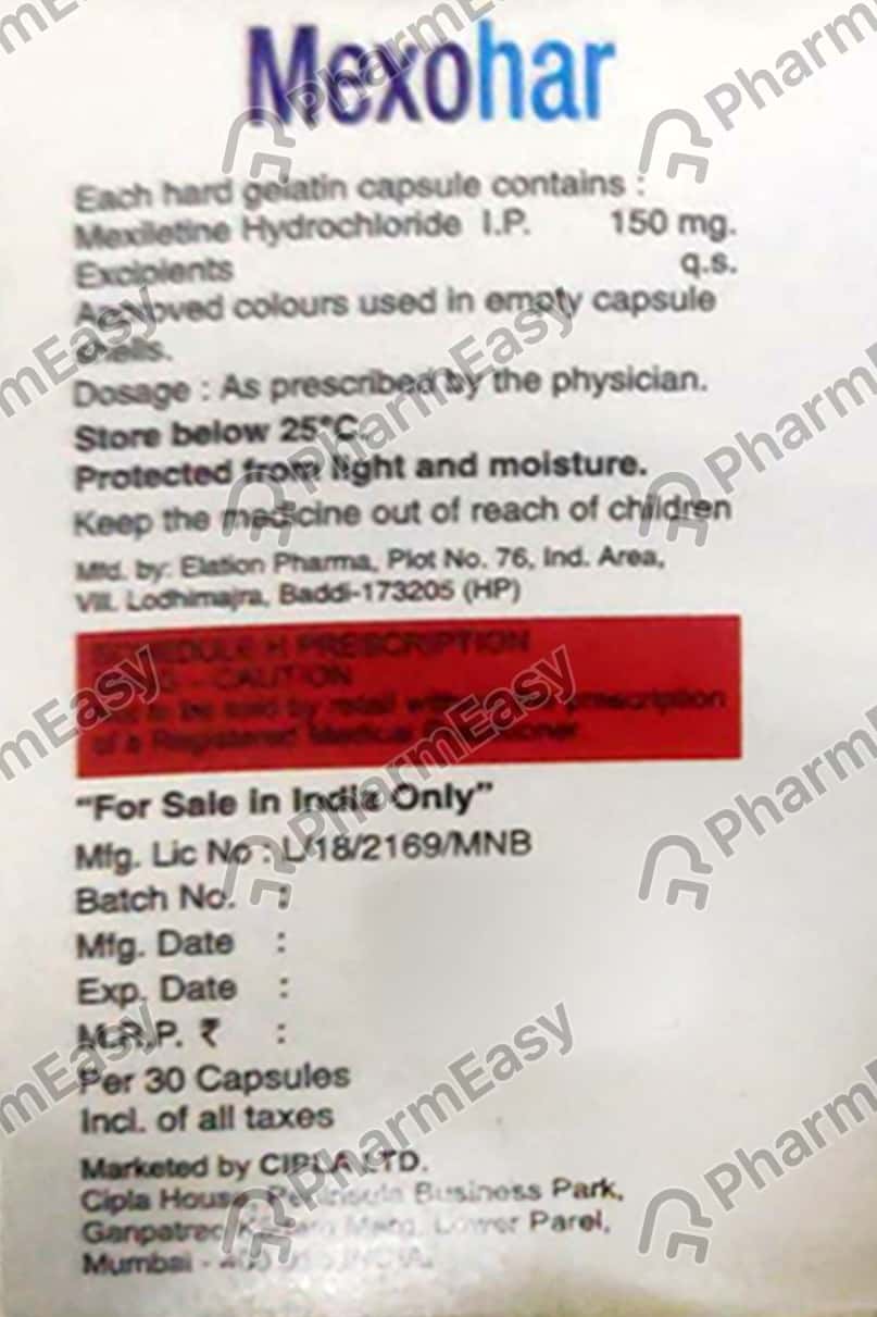 Buy Mexohar 150 MG Capsule (30) Online at Flat 15% OFF | PharmEasy