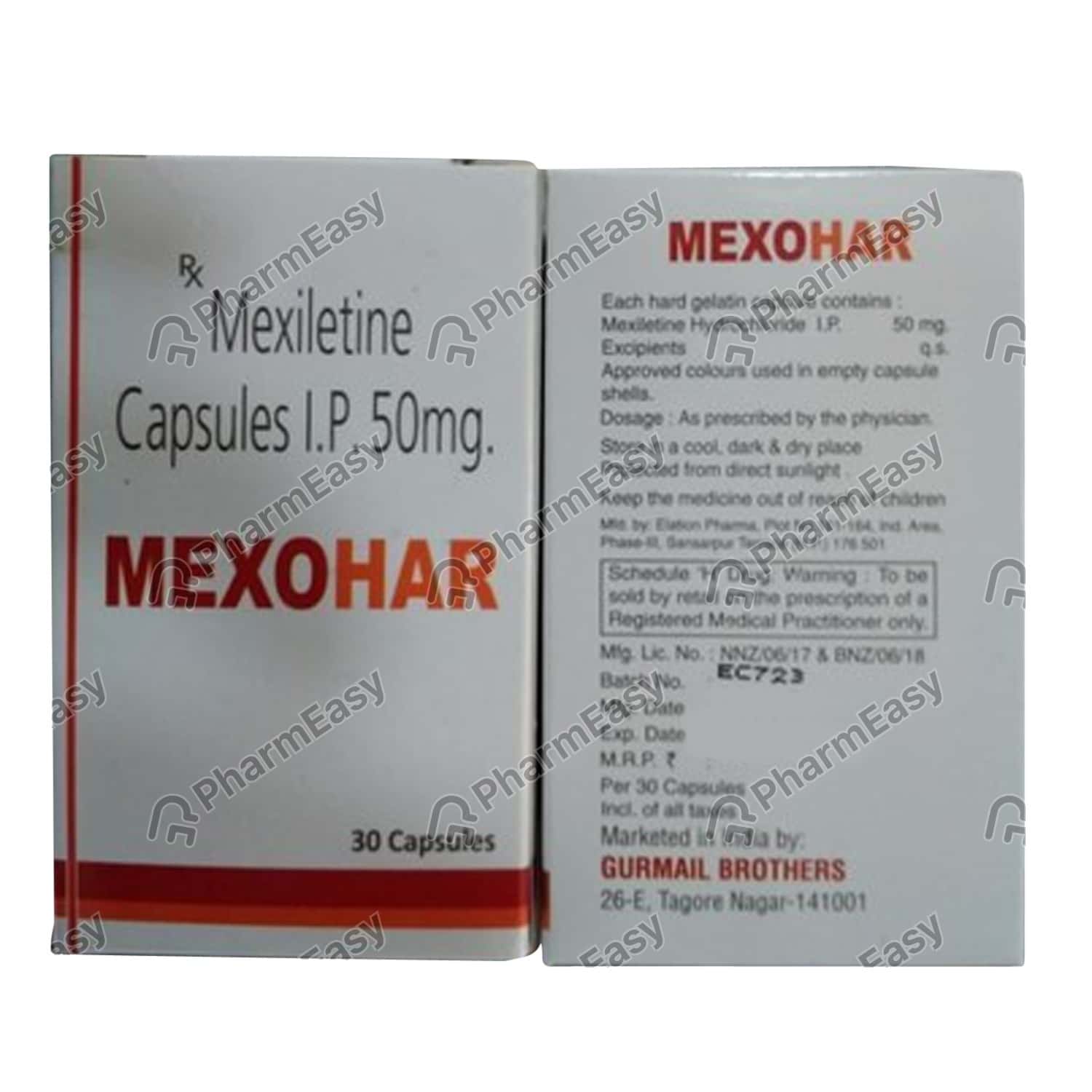 Mexohar 50 MG Capsule (30): Uses, Side Effects, Price & Dosage | PharmEasy