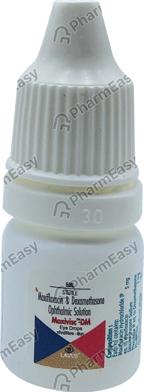 Moxivisc Dm Bottle Of 5ml Eye Drops: Uses, Side Effects, Price & Dosage ...