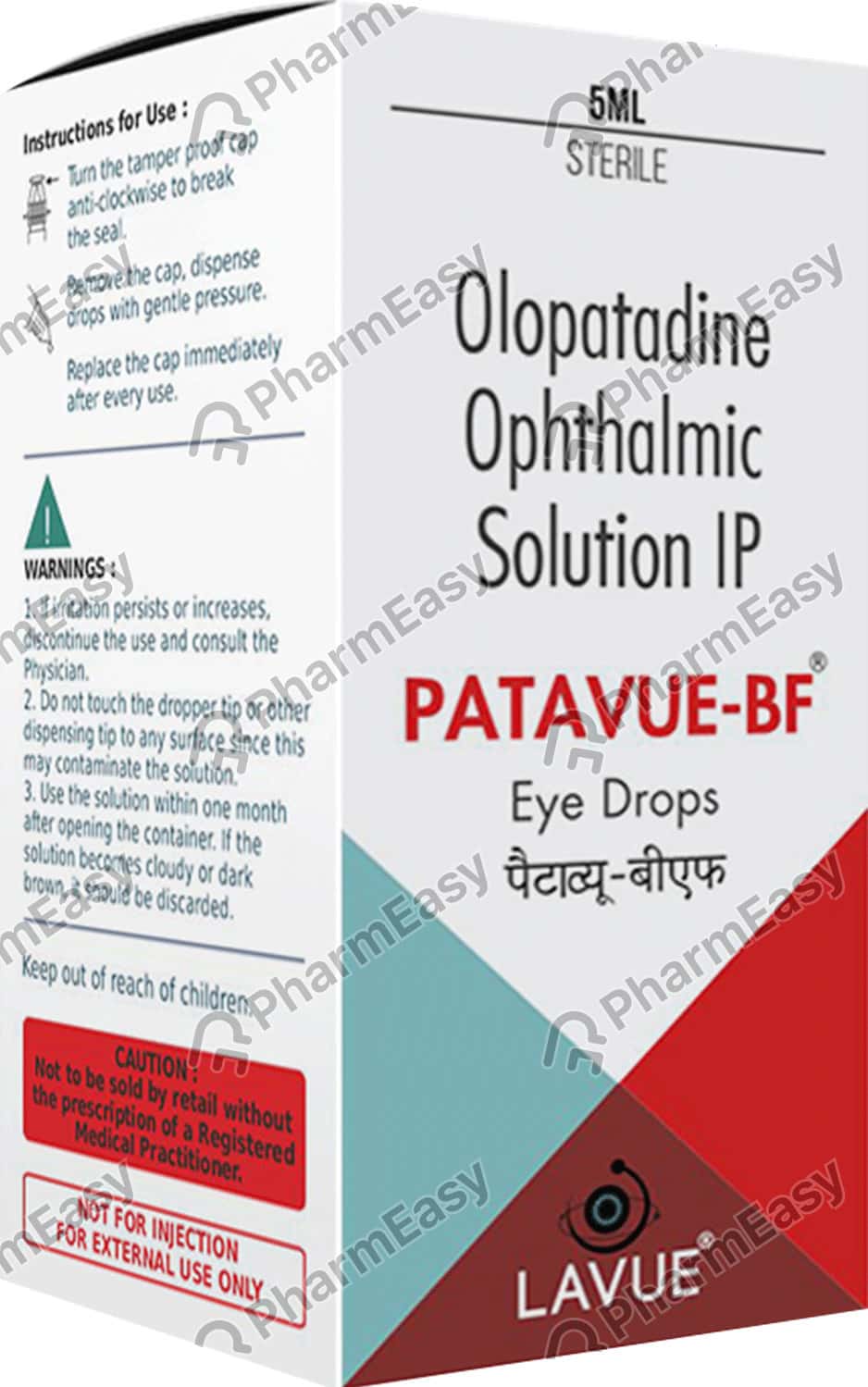 Patavue Bf 0.2 %W/V Eye Drop (5): Uses, Side Effects, Price & Dosage ...