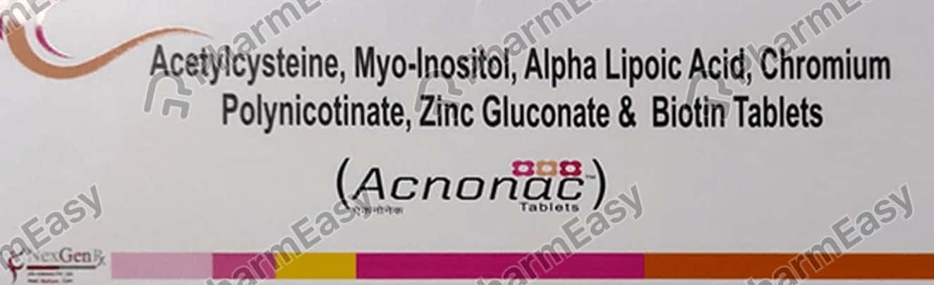 Buy Acnonac Strip Of 10 Tablets Online & Save Up to 24% at PharmEasy