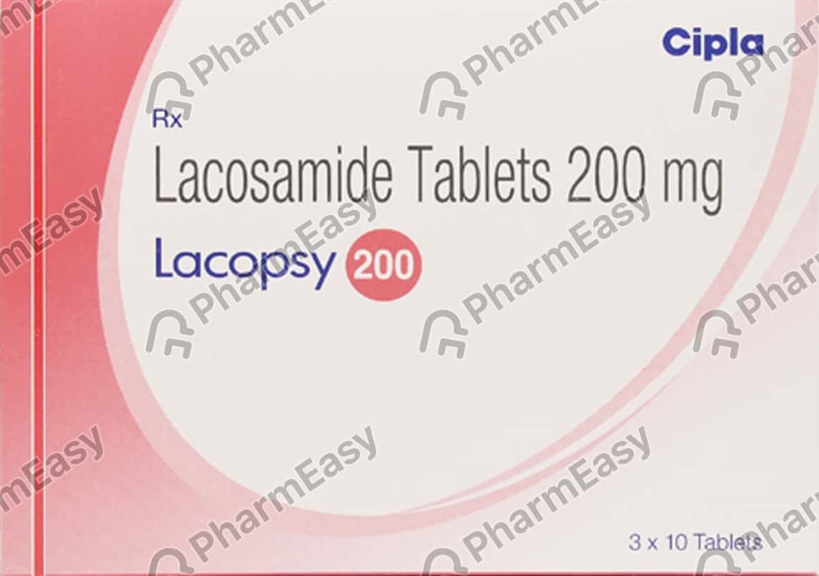 Lacopsy 200 MG Tablet (10): Uses, Side Effects, Price & Dosage | PharmEasy