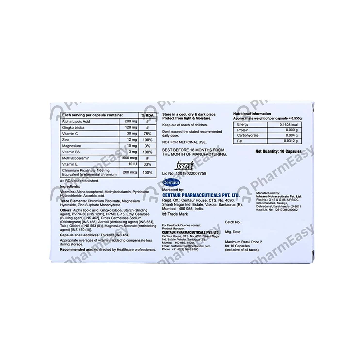 Buy Otocap Strip Of 10 Capsules Online at Flat 18% OFF* | PharmEasy