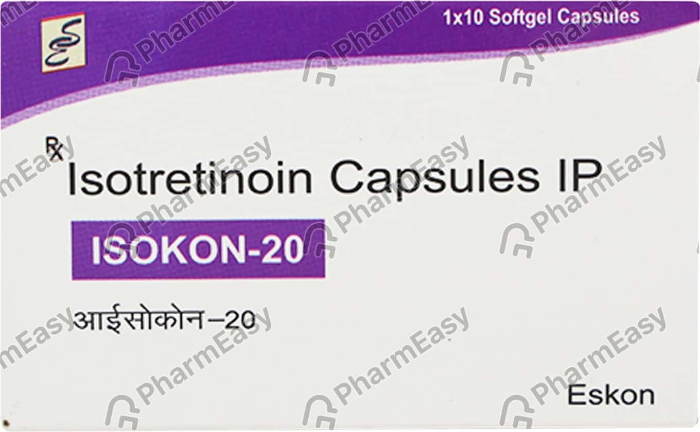 Isokon 20 MG Capsule (10): Uses, Side Effects, Price & Dosage | PharmEasy