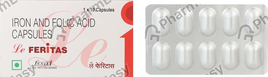 Le Feritas Strip Of 10 Capsules: Uses, Side Effects, Price & Dosage ...